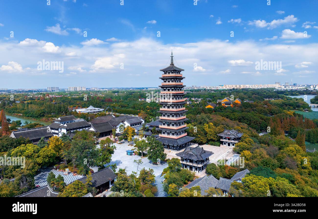 Scenery of Daming Temple, Yangzhou City, Jiangsu Province, China Stock ...