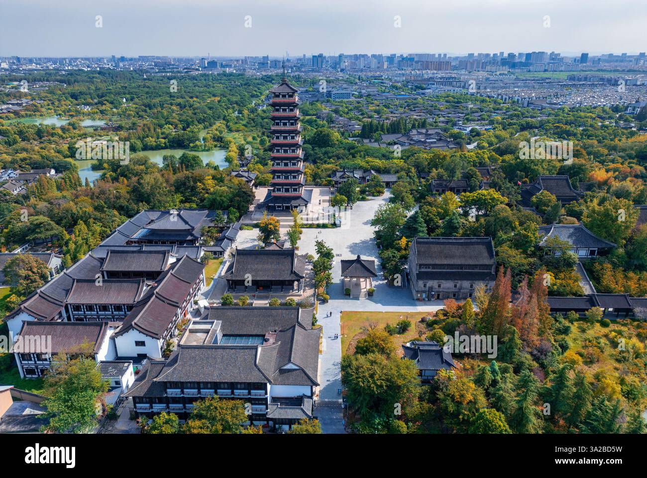 Scenery of Daming Temple, Yangzhou City, Jiangsu Province, China Stock ...