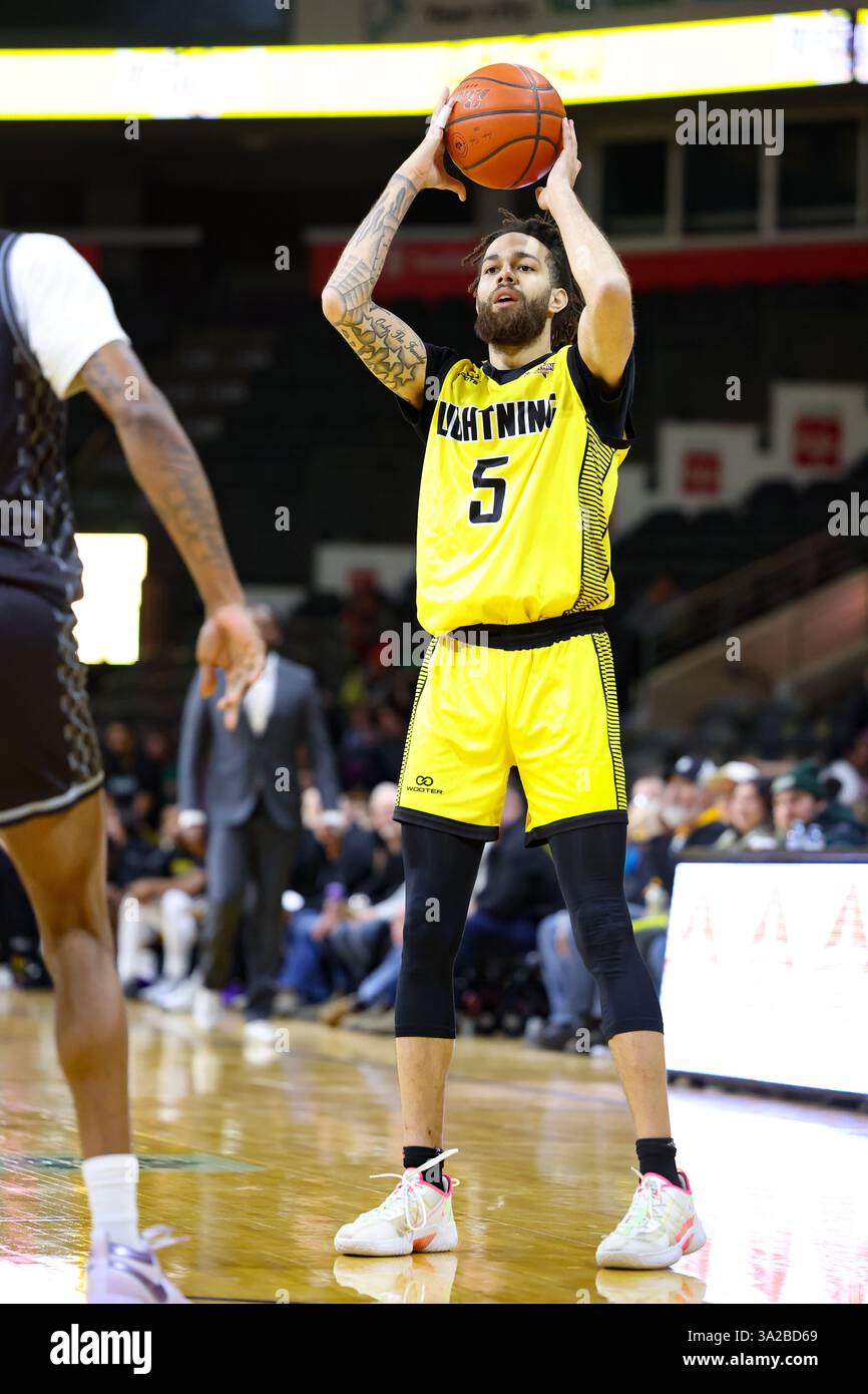 London, Canada. 12th March, 2025. The London Lightning defeat the ...