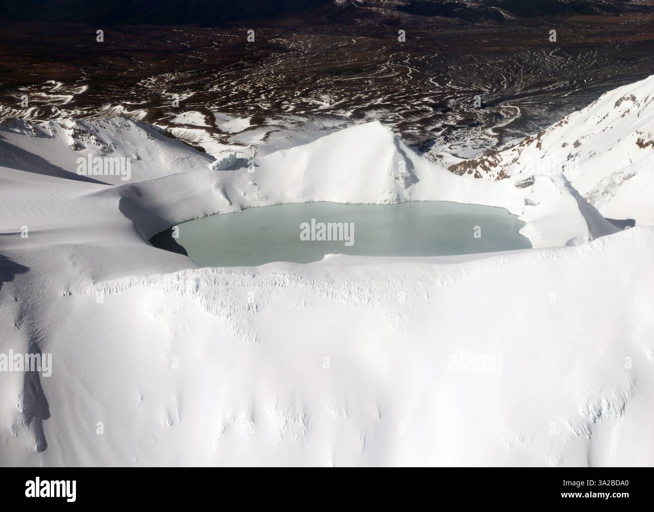 Mount Ruapehu Crater Lake, Volcanic Plateau, New Zealand Stock Photo ...