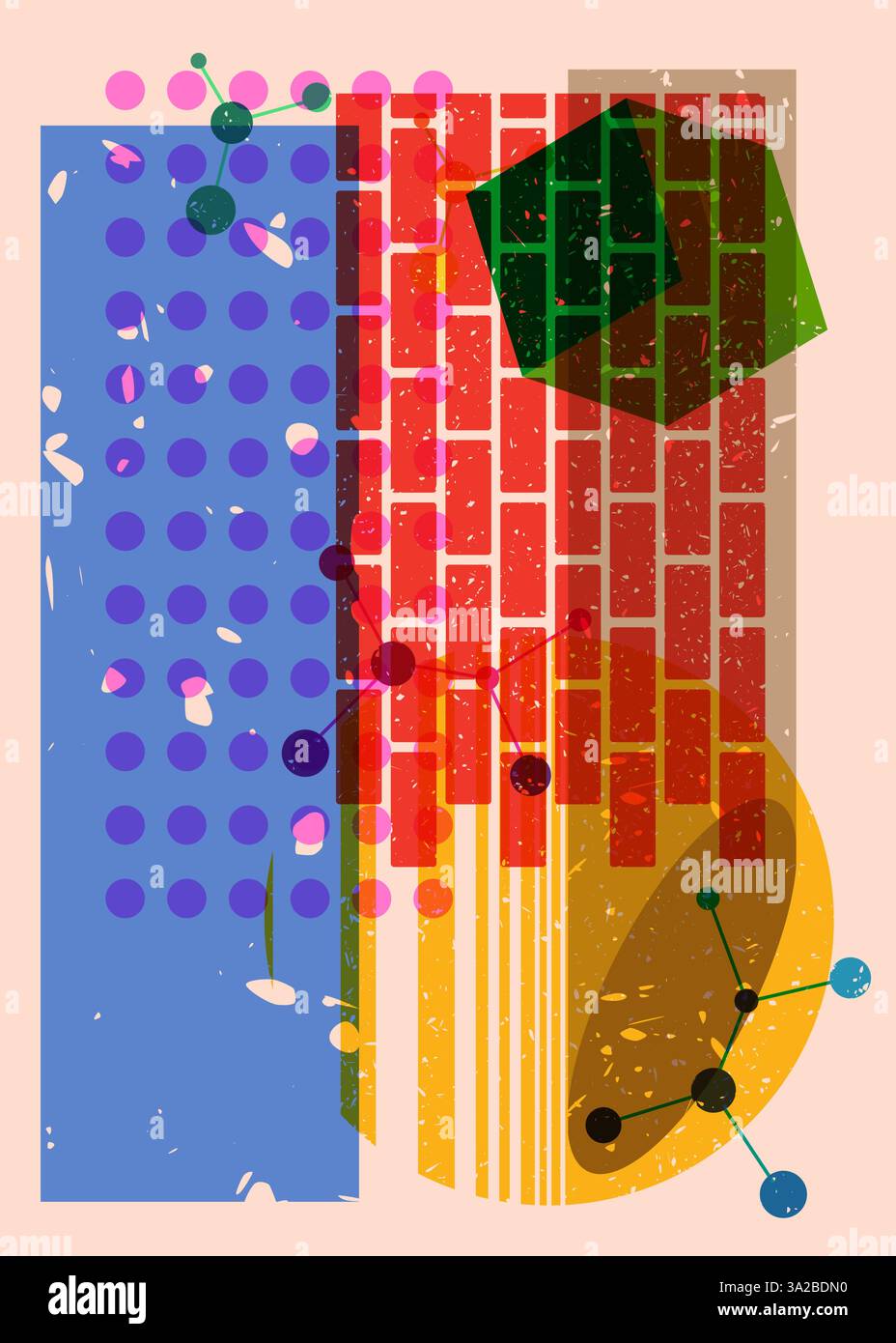 Geometric shapes cartoon Stock Vector Images - Alamy