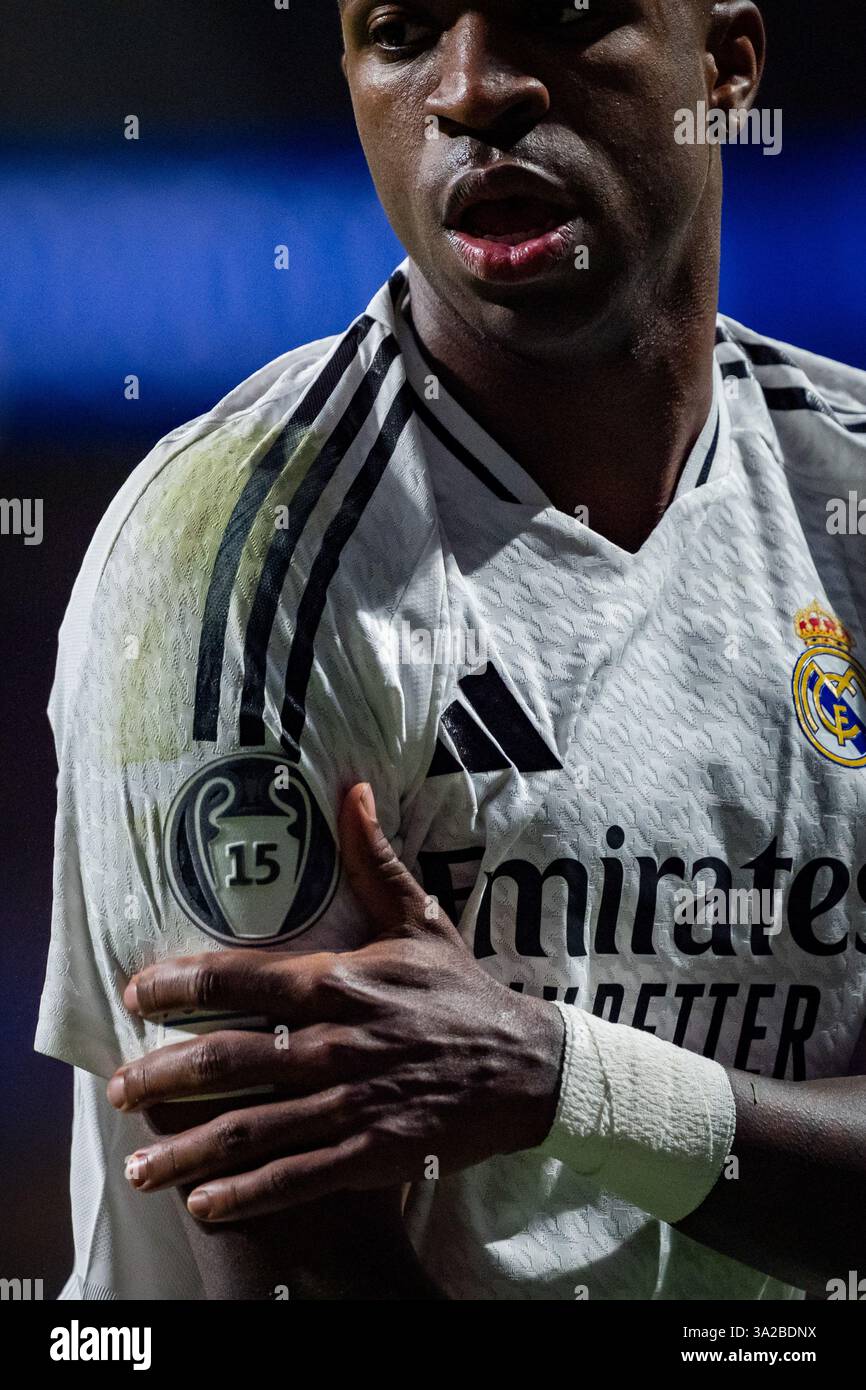 March 12, 2025, Madrid, Madrid, Spain: Vinicius Junior of Real Madrid ...