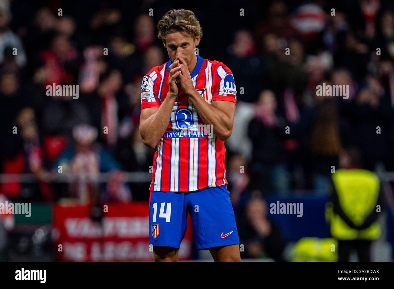 March 12, 2025, Madrid, Madrid, Spain: Marcos Llorente of Atletico de ...