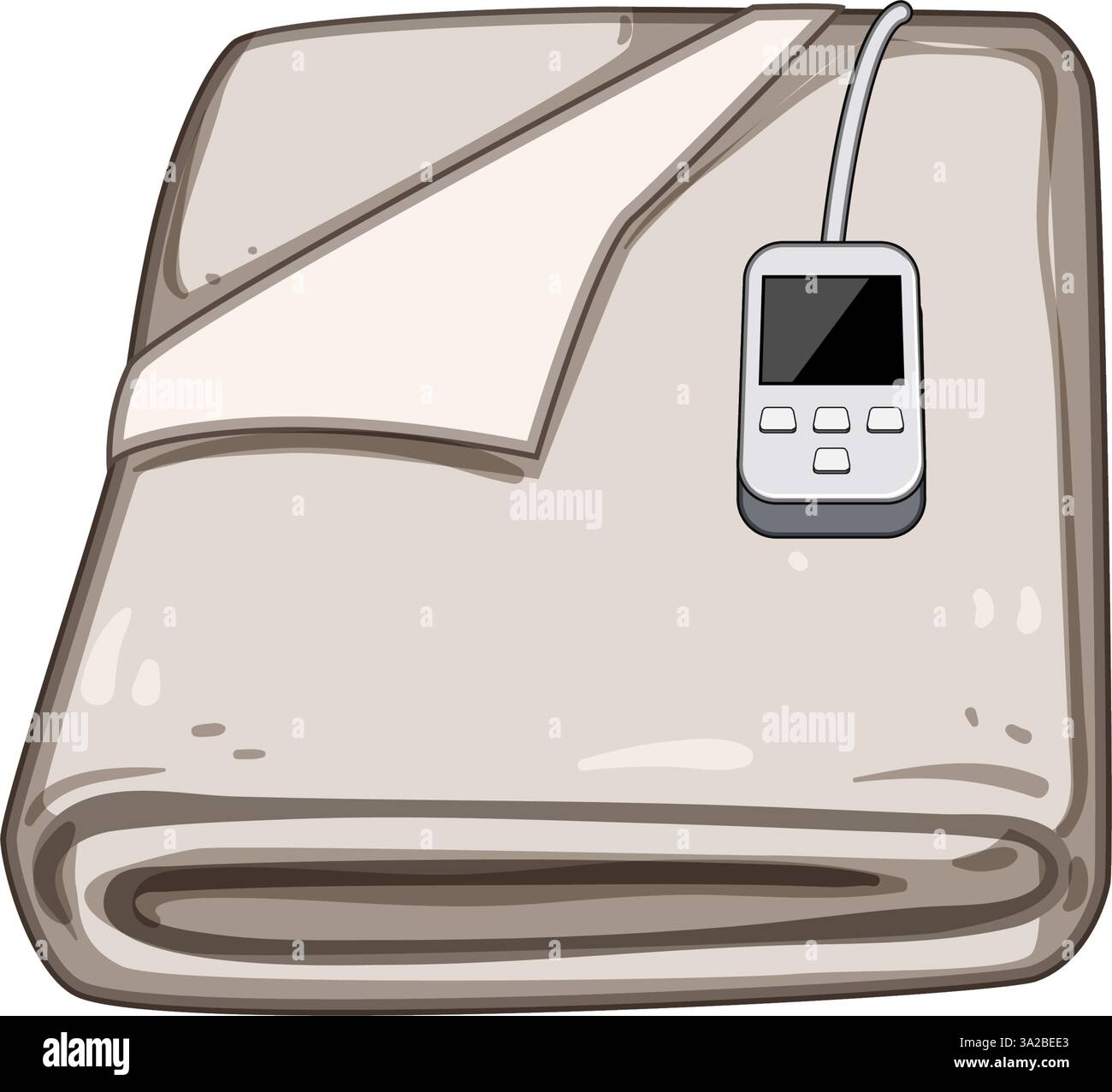 comfort blanket heated cartoon vector illustration Stock Vector Image ...