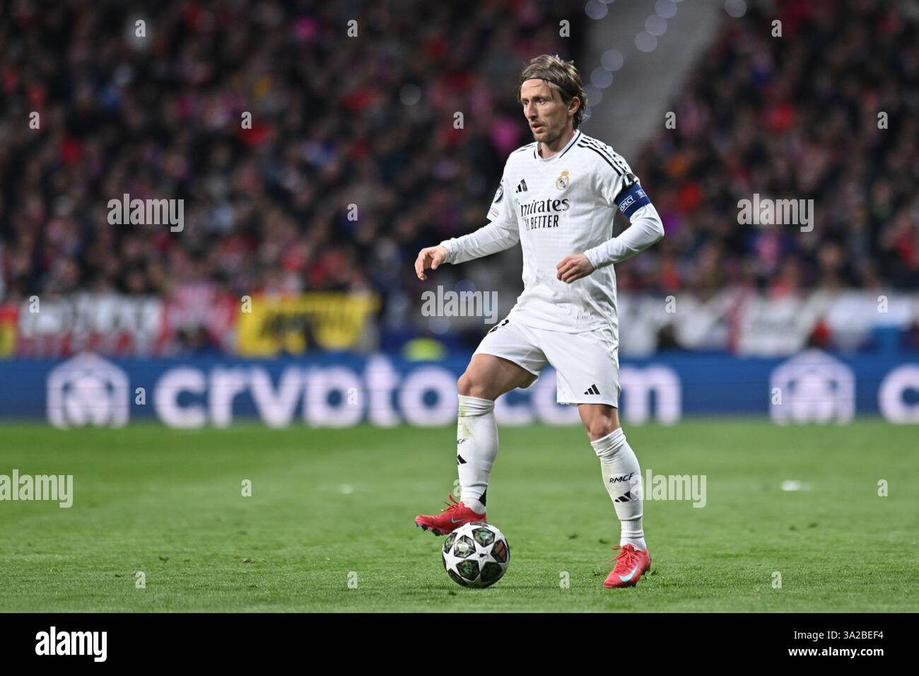 Madrid, Madrid, Spain. 12th Mar, 2025. 10 LUKA MODRIC during the UEFA ...