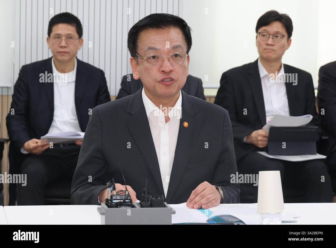 13th Mar, 2025. Acting president at meeting on improving people's livelihoods Acting President ...