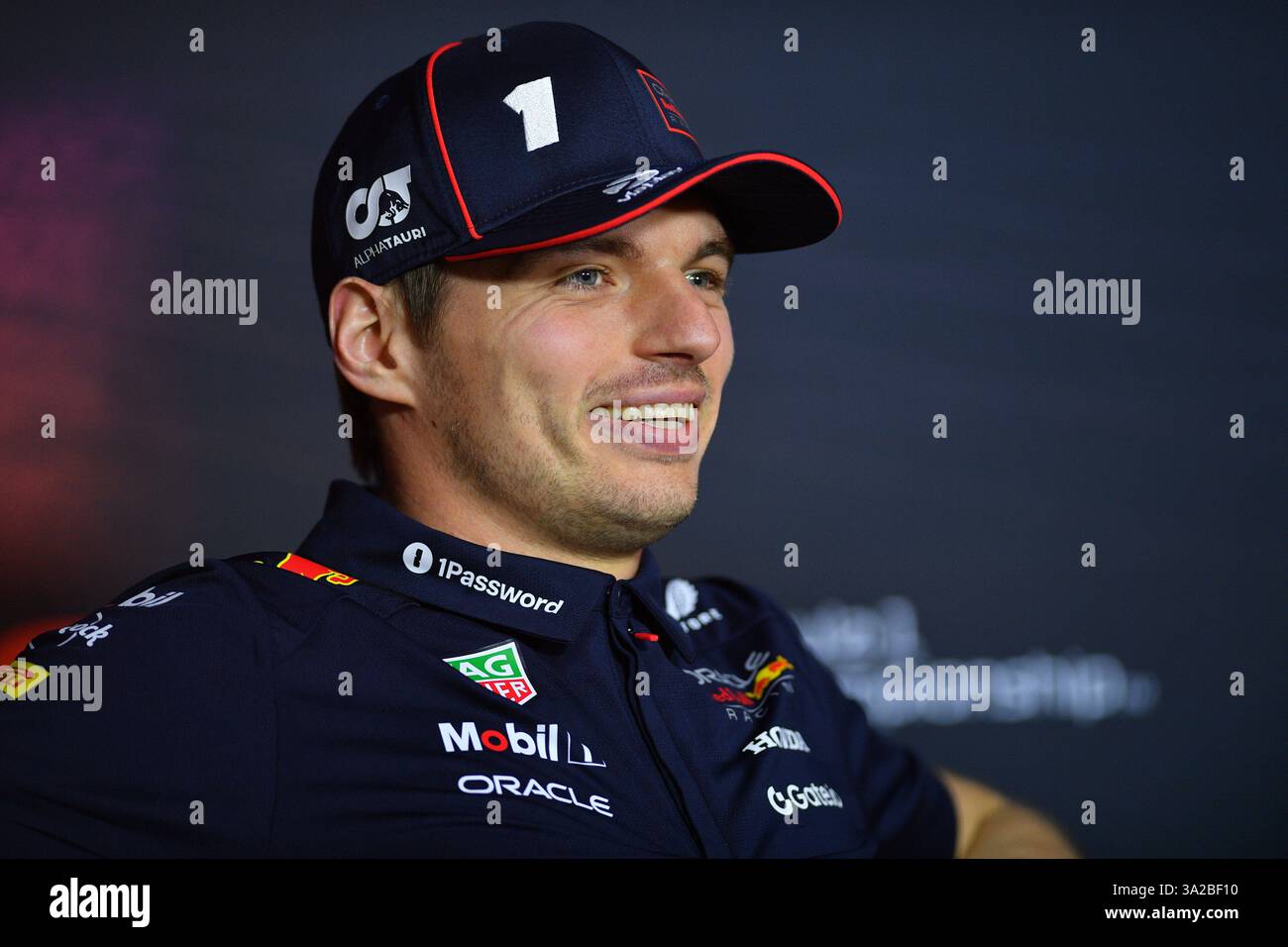 MELBOURNE, AUSTRALIA 13 Mar 2025. Pictured: Red Bull Racing Formula 1 driver Max Verstappen (NED ...