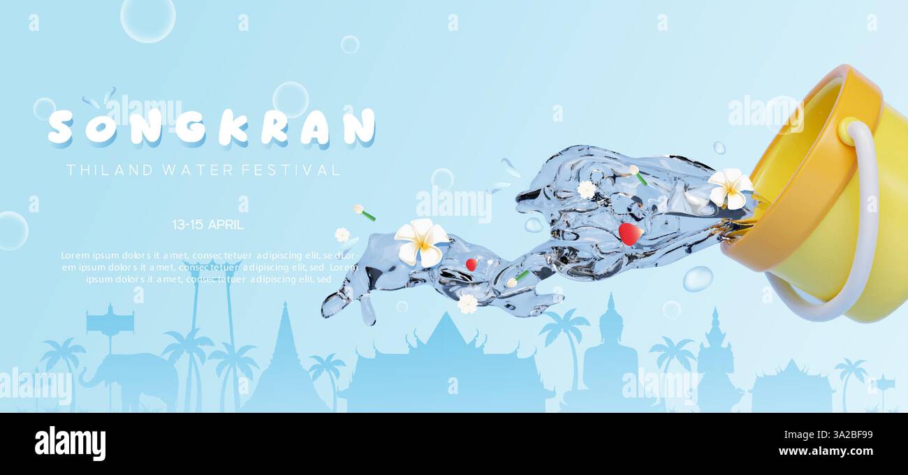 Songkran Water Festival Highlighting Thai Culture and Community Spirit ...