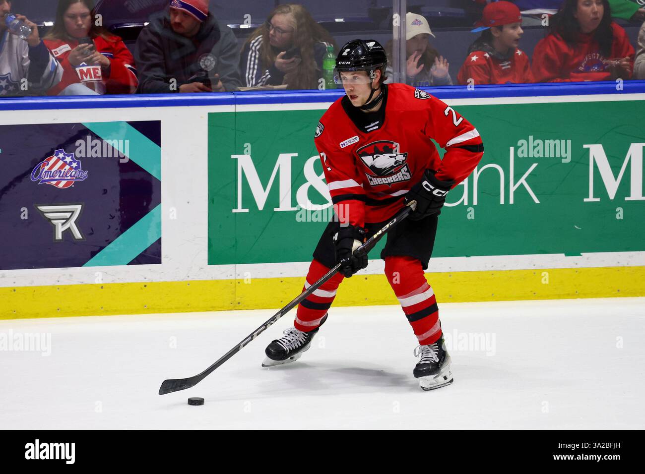 March 12th 2025: Charlotte Checkers defenseman Michael Benning (2 ...