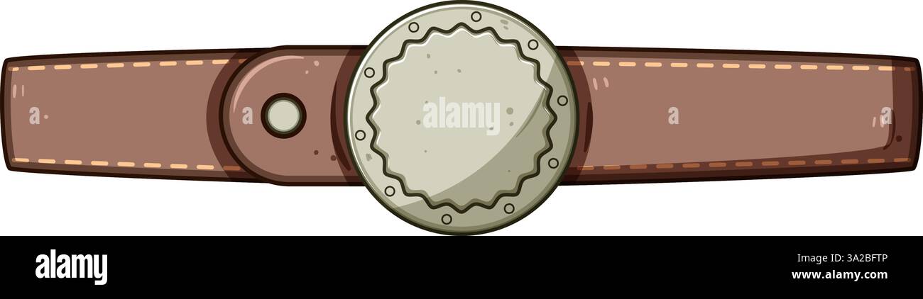 ranch belt cowboy cartoon vector illustration Stock Vector Image & Art ...