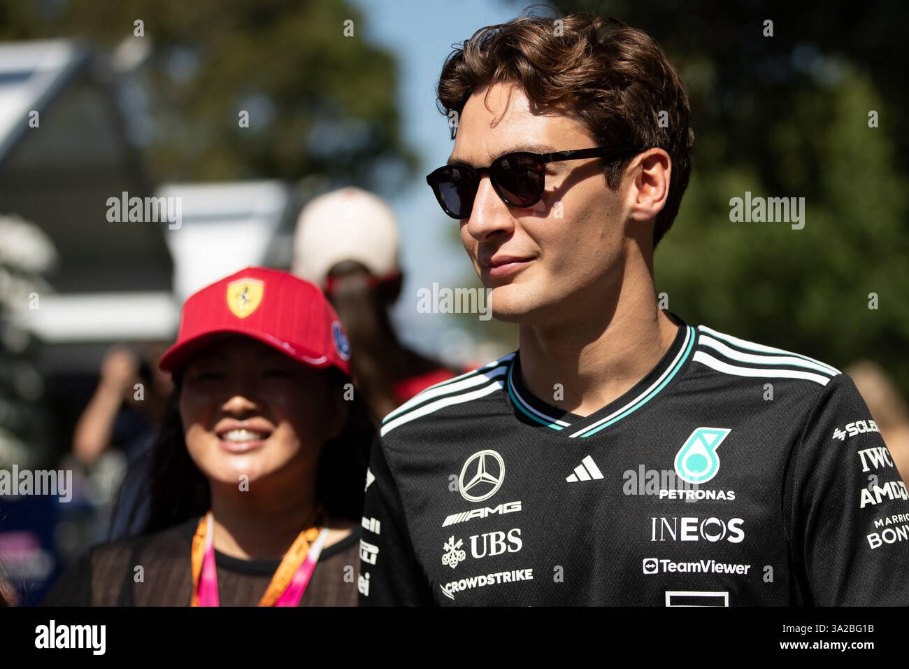 Albert Park, Australia, 13 March, 2025. George Russell (GBR) driving ...