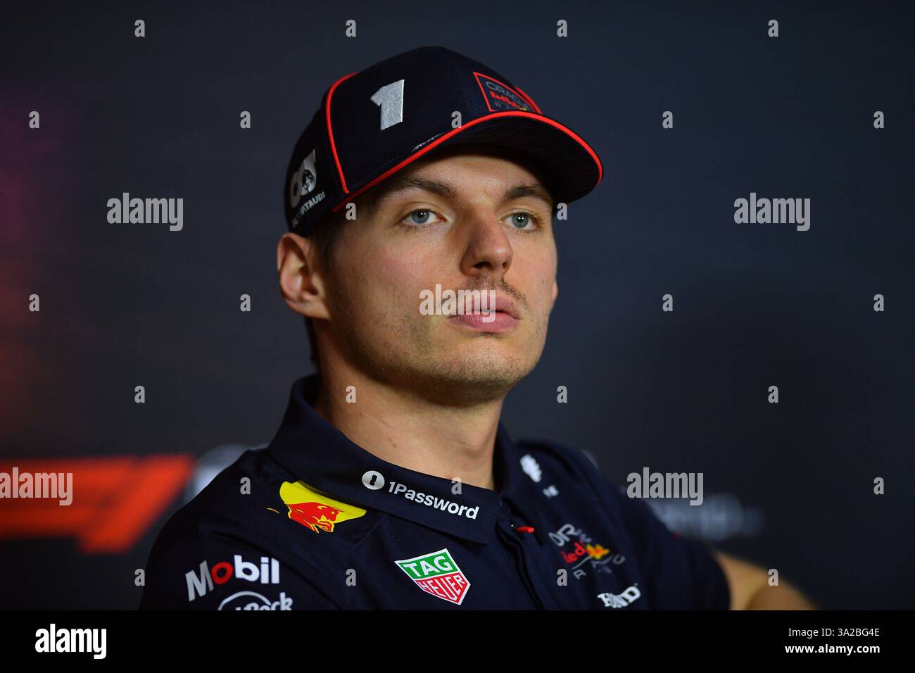 MELBOURNE, AUSTRALIA 13 Mar 2025. Pictured: Red Bull Racing Formula 1 driver Max Verstappen (NED ...