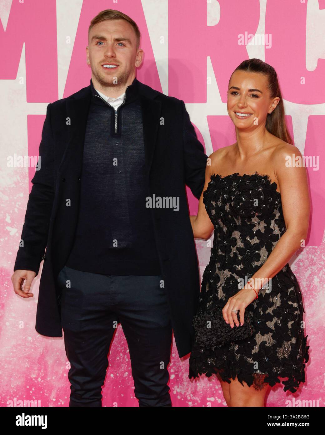 London, UK. 04th Mar, 2025. Dani Dyer and Jarrod Bowen attend the World ...