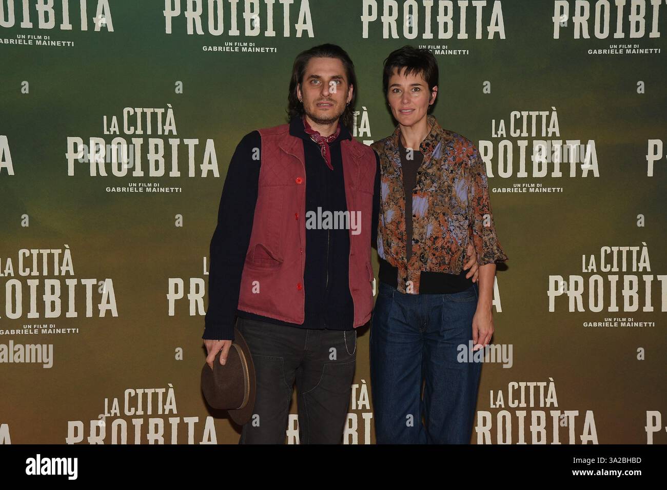 Rome, Italy. 12th Mar, 2025. Rome, Cinema Barberini Premiere of the ...
