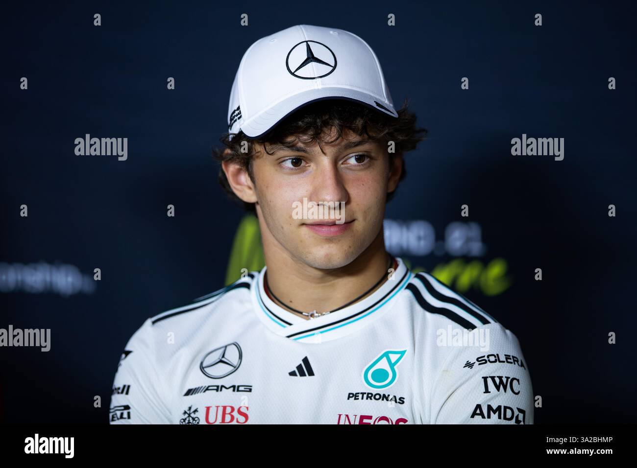 KIMI ANTONELLI Andrea (ita), Mercedes AMG F1 Team W16, portrait press conference during the ...