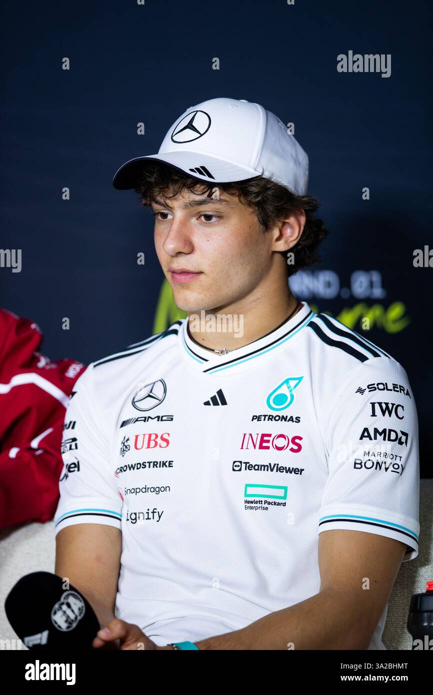KIMI ANTONELLI Andrea (ita), Mercedes AMG F1 Team W16, portrait press conference during the ...