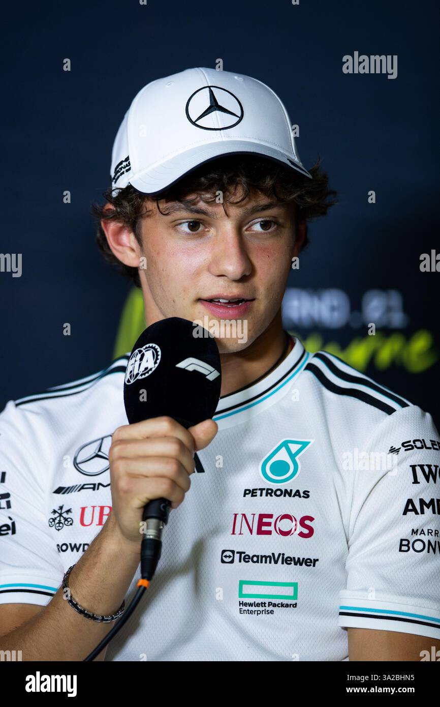 KIMI ANTONELLI Andrea (ita), Mercedes AMG F1 Team W16, portrait press conference during the ...