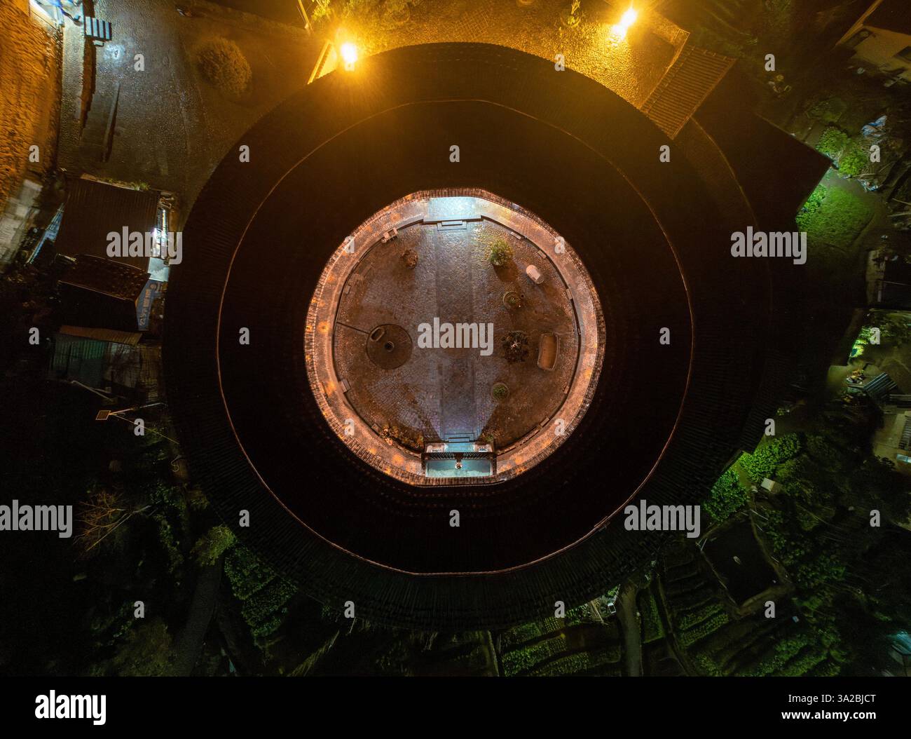 Yongding Scenic Spot, Fujian Earth building Complex, China Stock Photo ...