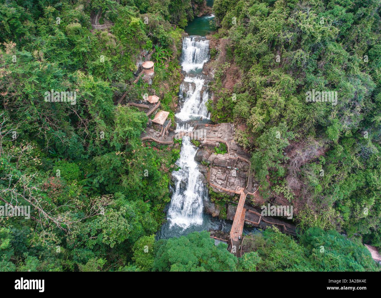 Huangmanshai Waterfall Scenic Area, Jieyang City, Guangdong Province ...
