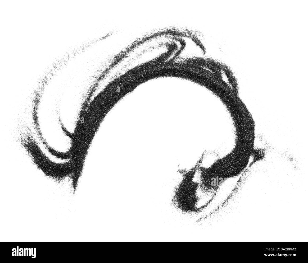 Sand dust powder wave Cut Out Stock Images & Pictures - Alamy