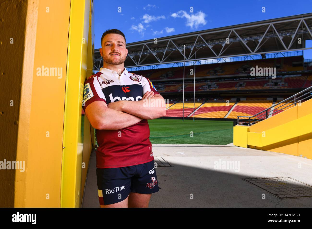 Brisbane, Australia. 13th Mar, 2025. Queensland Reds and Wallabies ...