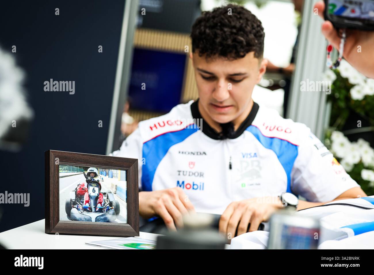 HADJAR Isack (fra), Visa Cash App RB F1 Team VCARB02, portrait during the Formula 1 Louis ...