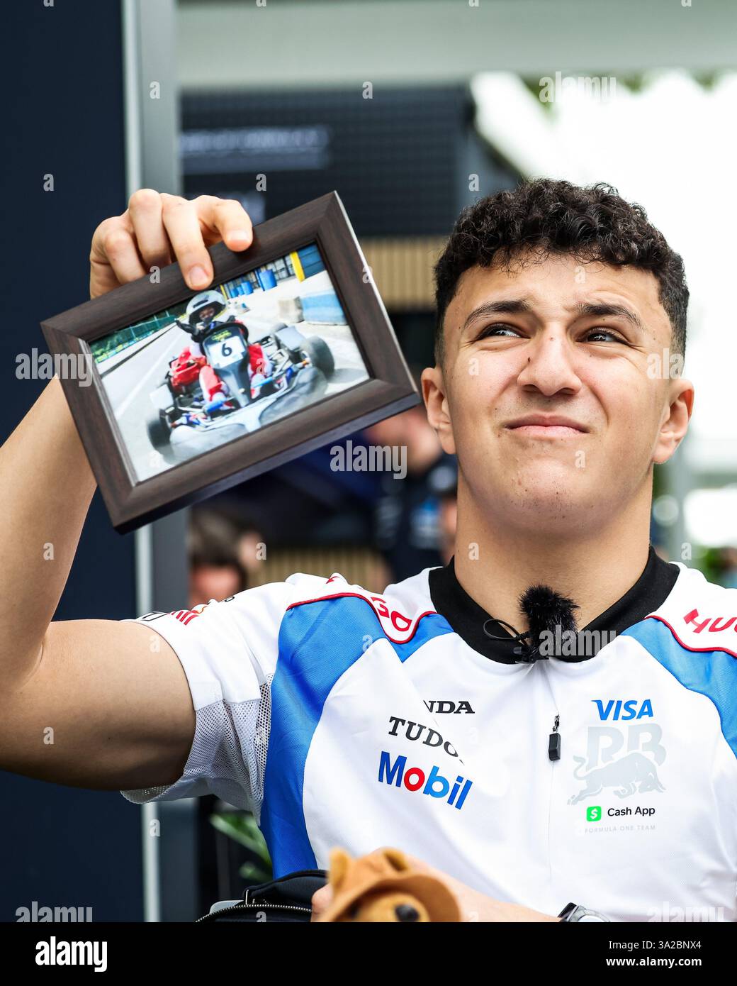 HADJAR Isack (fra), Visa Cash App RB F1 Team VCARB02, portrait during the Formula 1 Louis ...