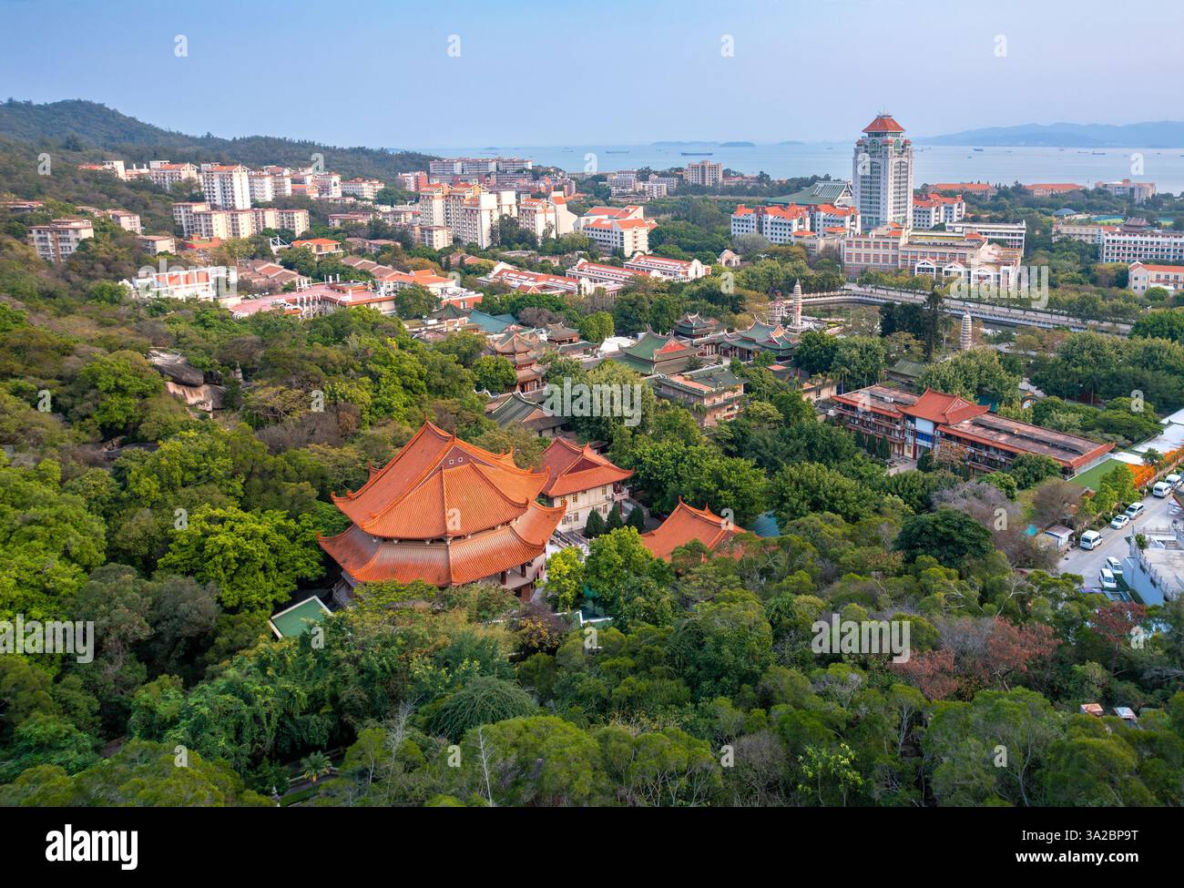 Aerial view of Nanputuo Temple, Xiamen, Fujian, China Stock Photo - Alamy