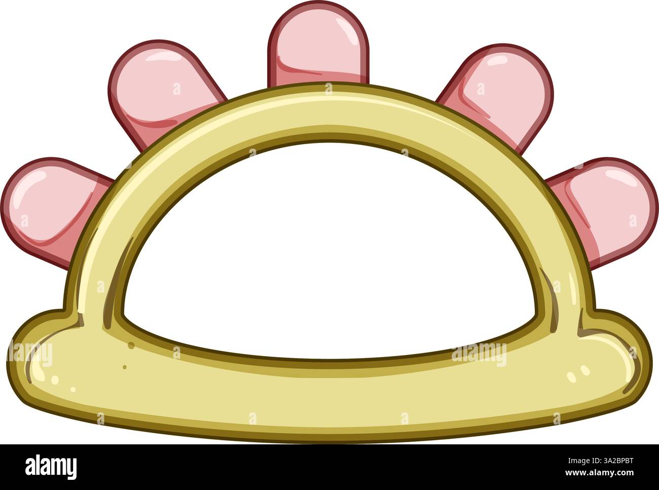 grasp baby rattle cartoon vector illustration Stock Vector Image & Art ...