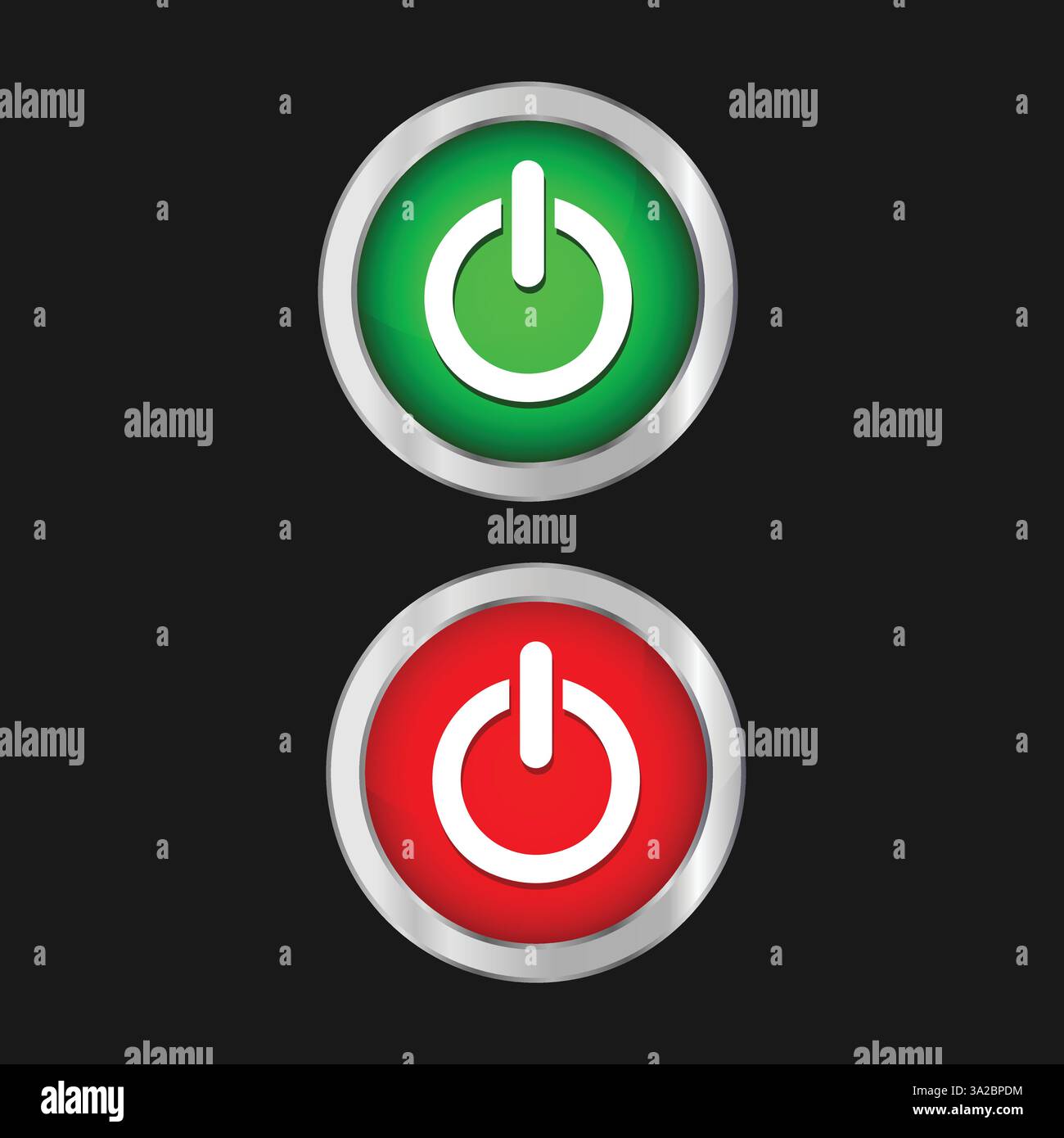 Exploring buttons Stock Vector Images - Alamy