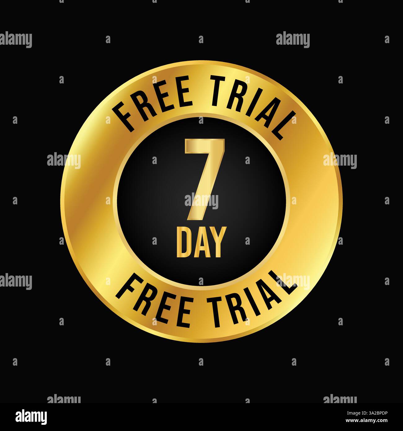 Seven days a week Stock Vector Images - Alamy