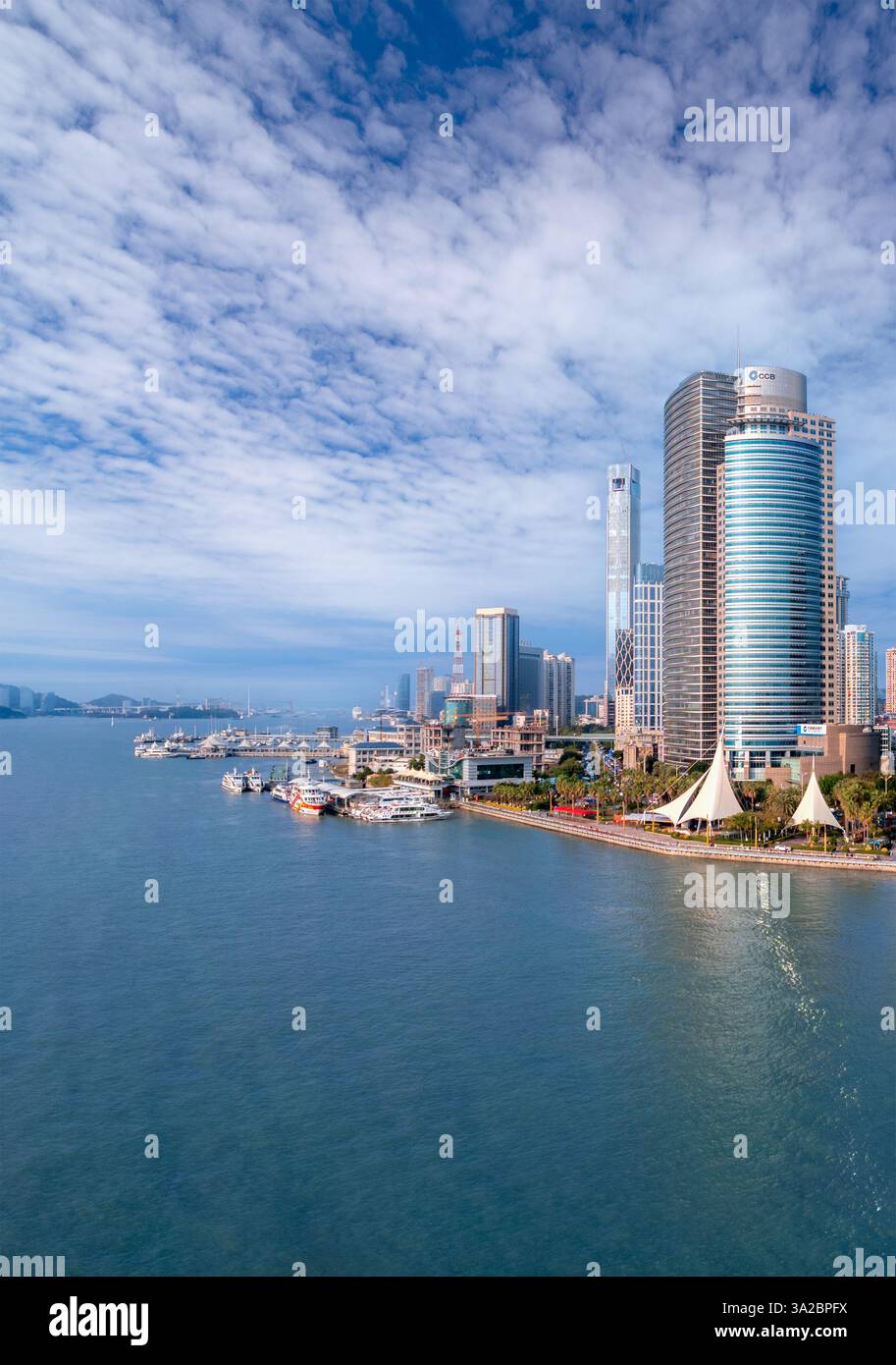 The Urban Environment of the Southwest Coastal Marina in Xiamen, Fujian ...