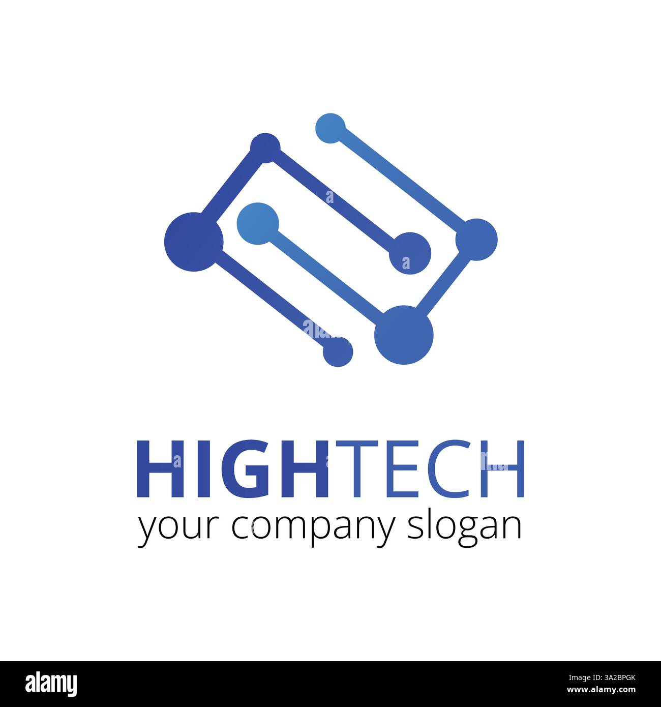 Designing Futuristic Tech Logos Stock Vector Image & Art - Alamy