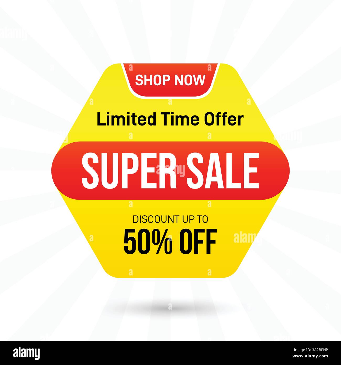 Super sale banner template design for web Stock Vector Image & Art - Alamy