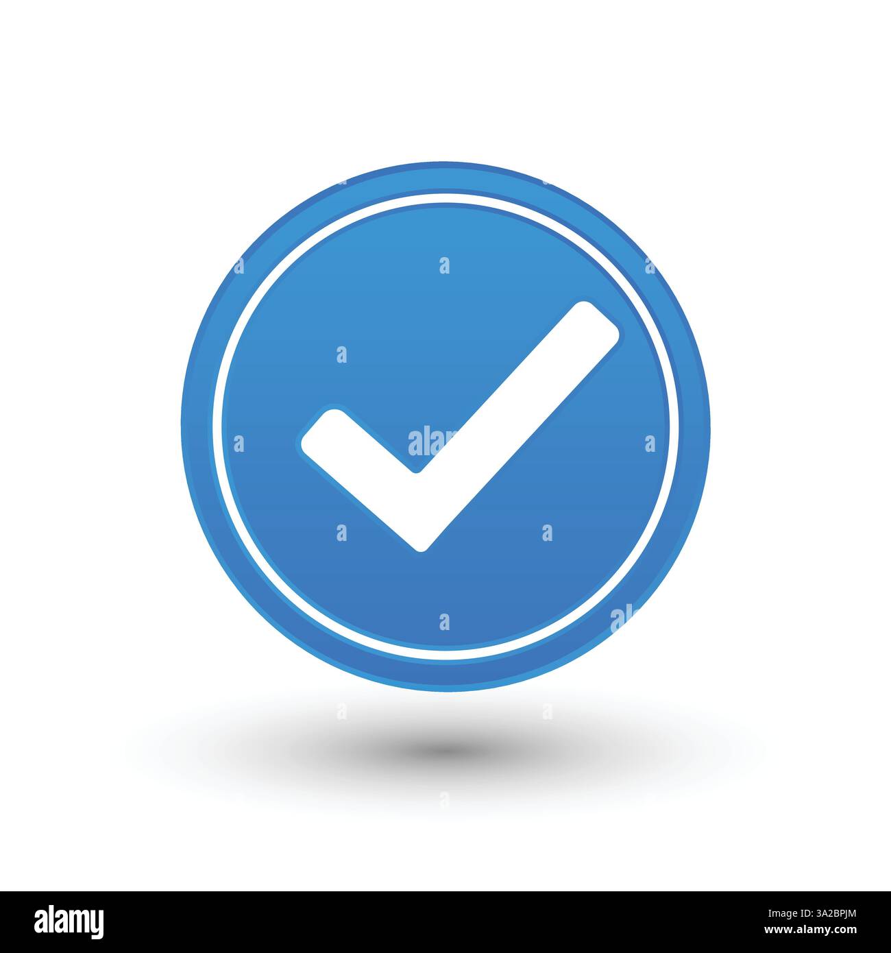 Verified status icon Cut Out Stock Images & Pictures - Alamy