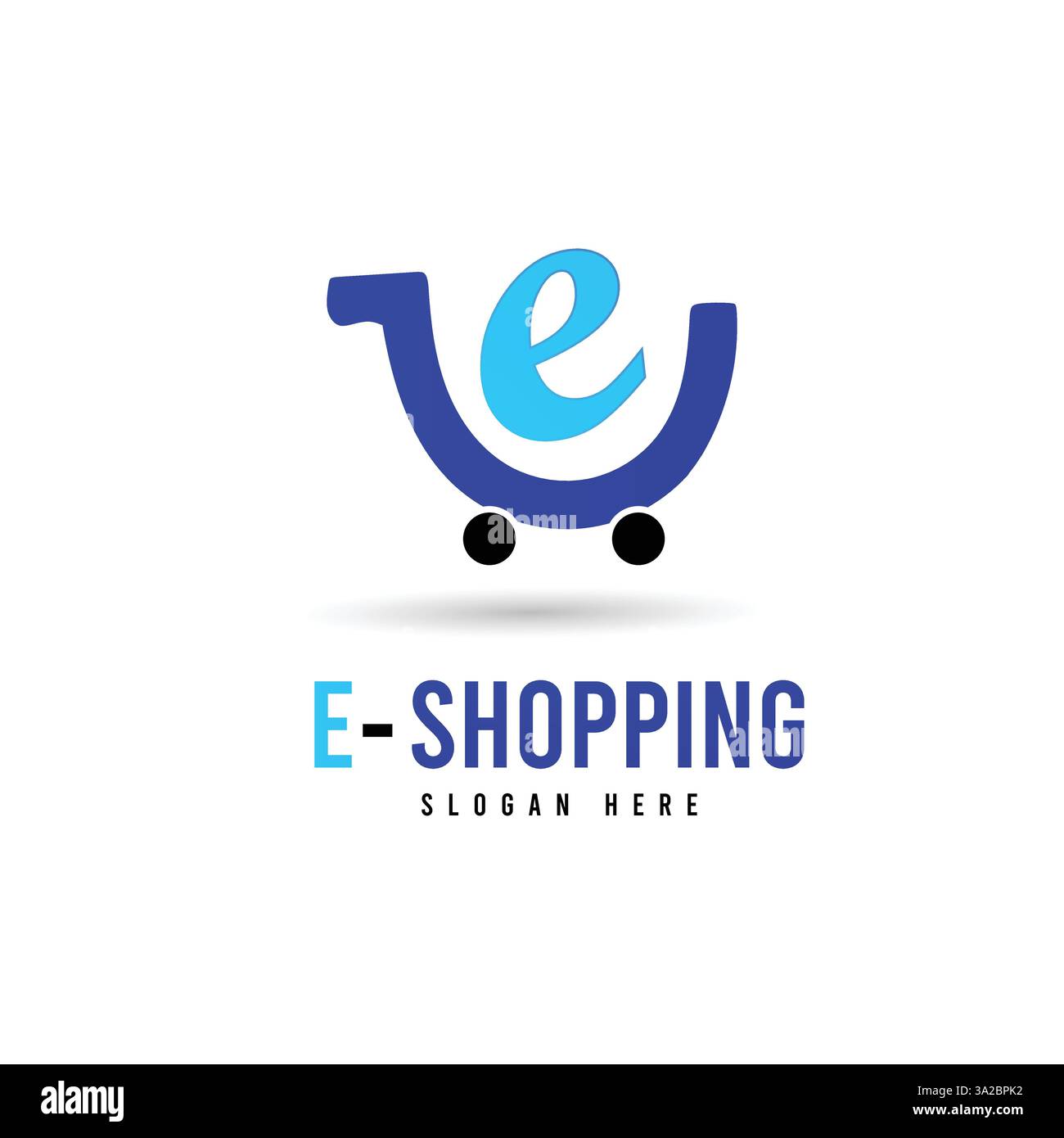 Letter cart shopping logo Stock Vector Images - Alamy