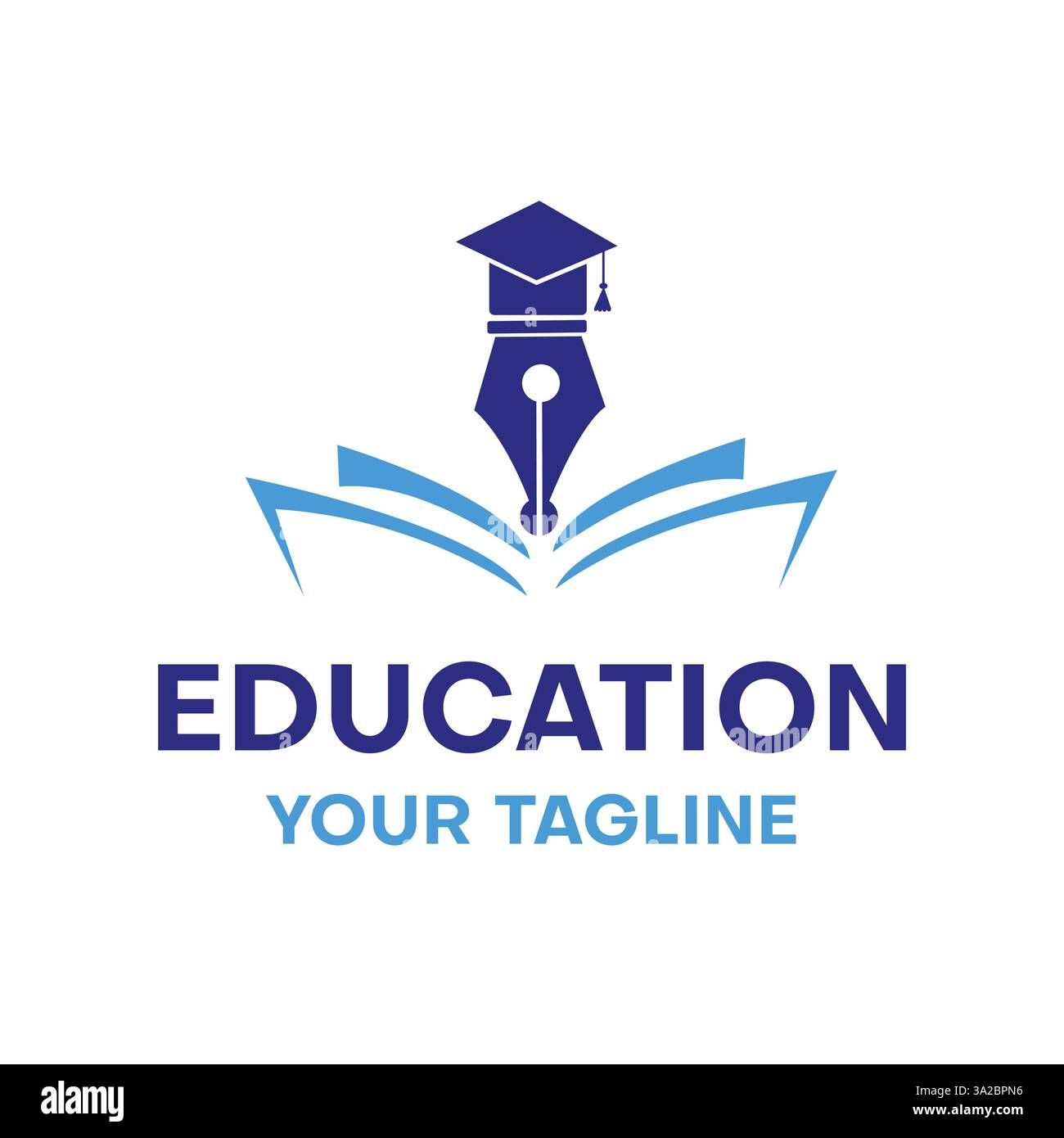 Crafting Logos That Inspire Learning Stock Vector Image & Art - Alamy