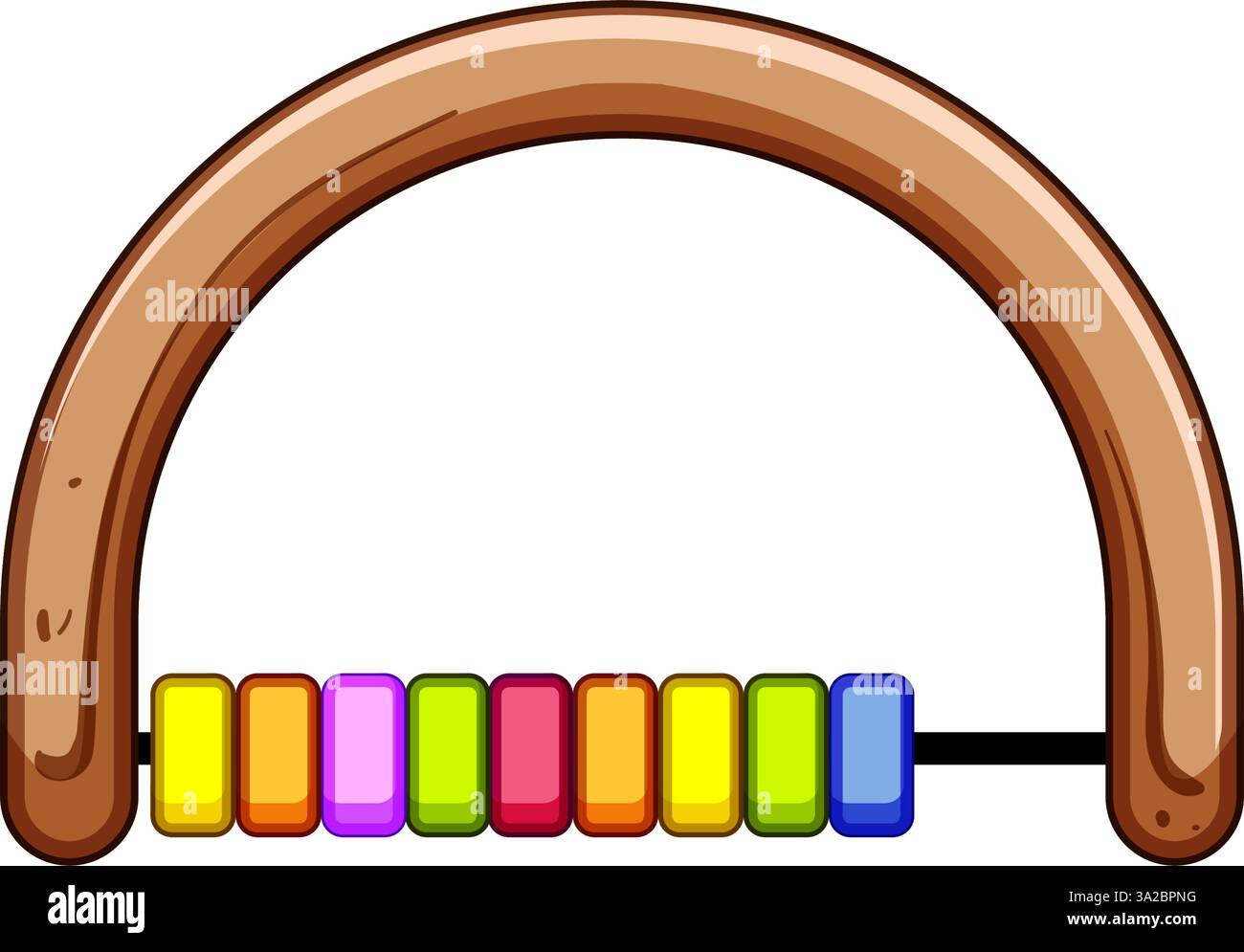 shaker baby rattle cartoon vector illustration Stock Vector Image & Art ...