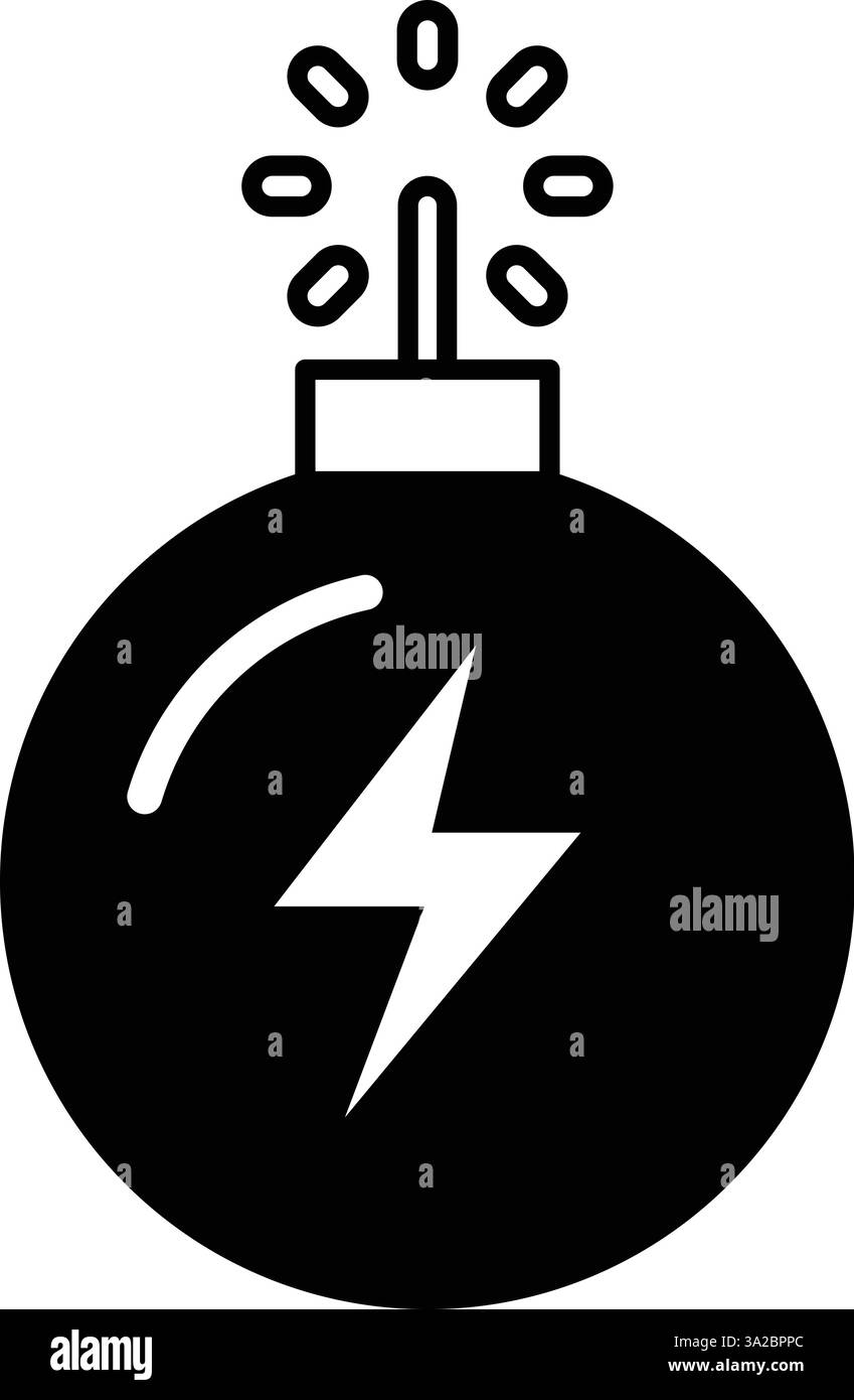 Bomb battery Stock Vector Images - Alamy