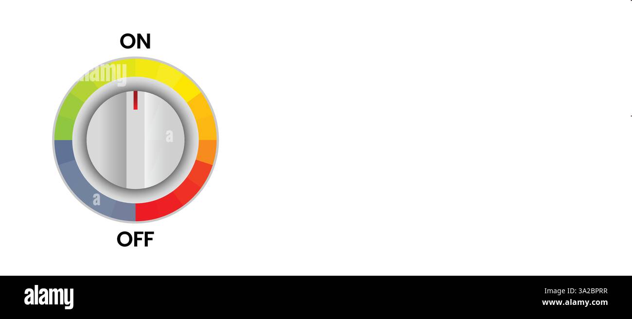 Switch on switch off icon. Press start button sign isolated on white ...