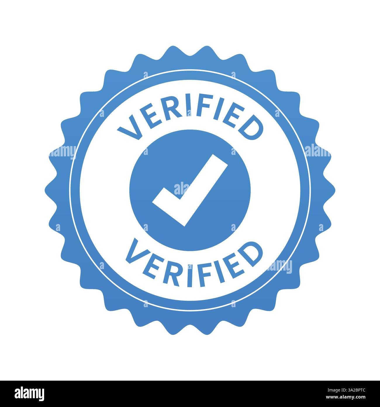 Social media check done Stock Vector Images - Alamy