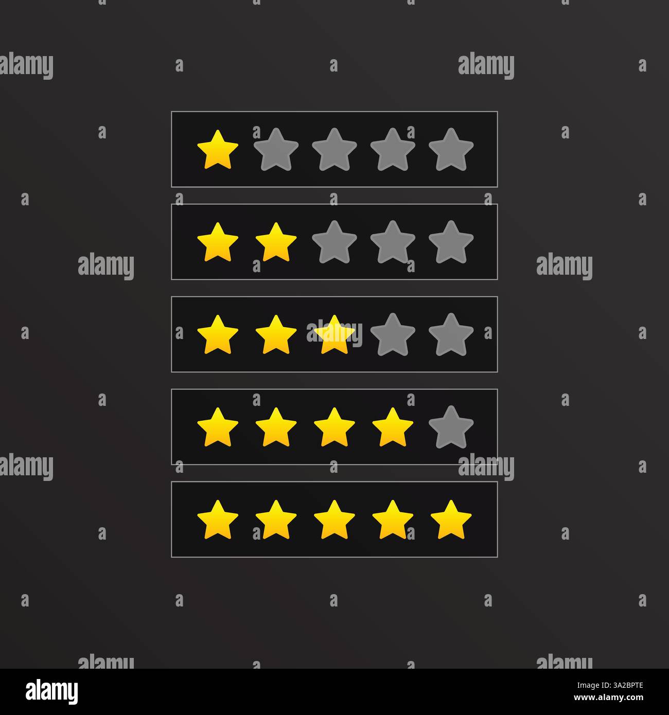 Satisfaction rating scale color hi-res stock photography and images - Alamy