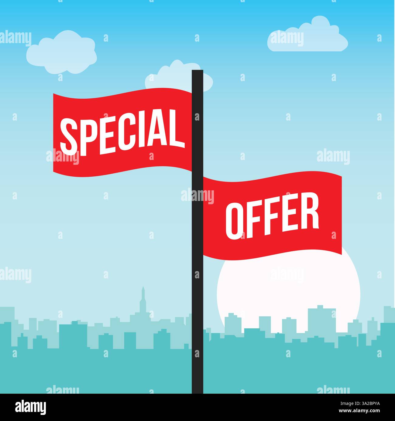 vector special offer creative sale banner design Stock Vector Image ...