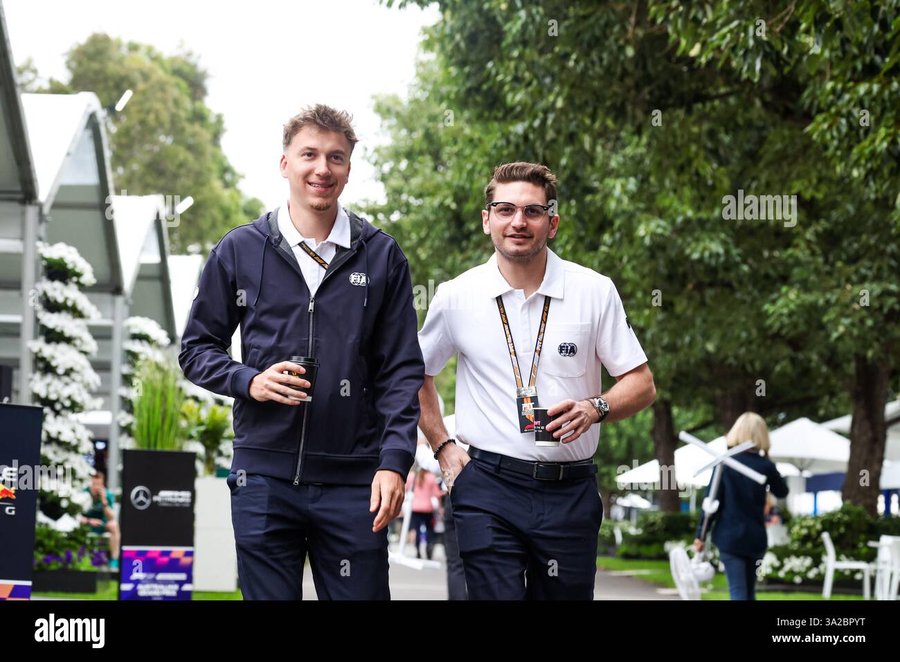 DE LAUW Roman, and TERZIAN Anton, FIA, during the Formula 1 Louis ...