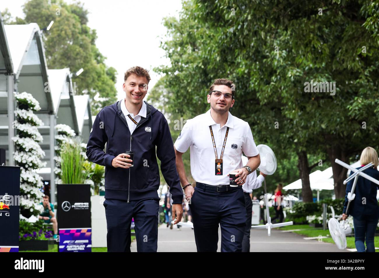 DE LAUW Roman, and TERZIAN Anton, FIA, during the Formula 1 Louis ...