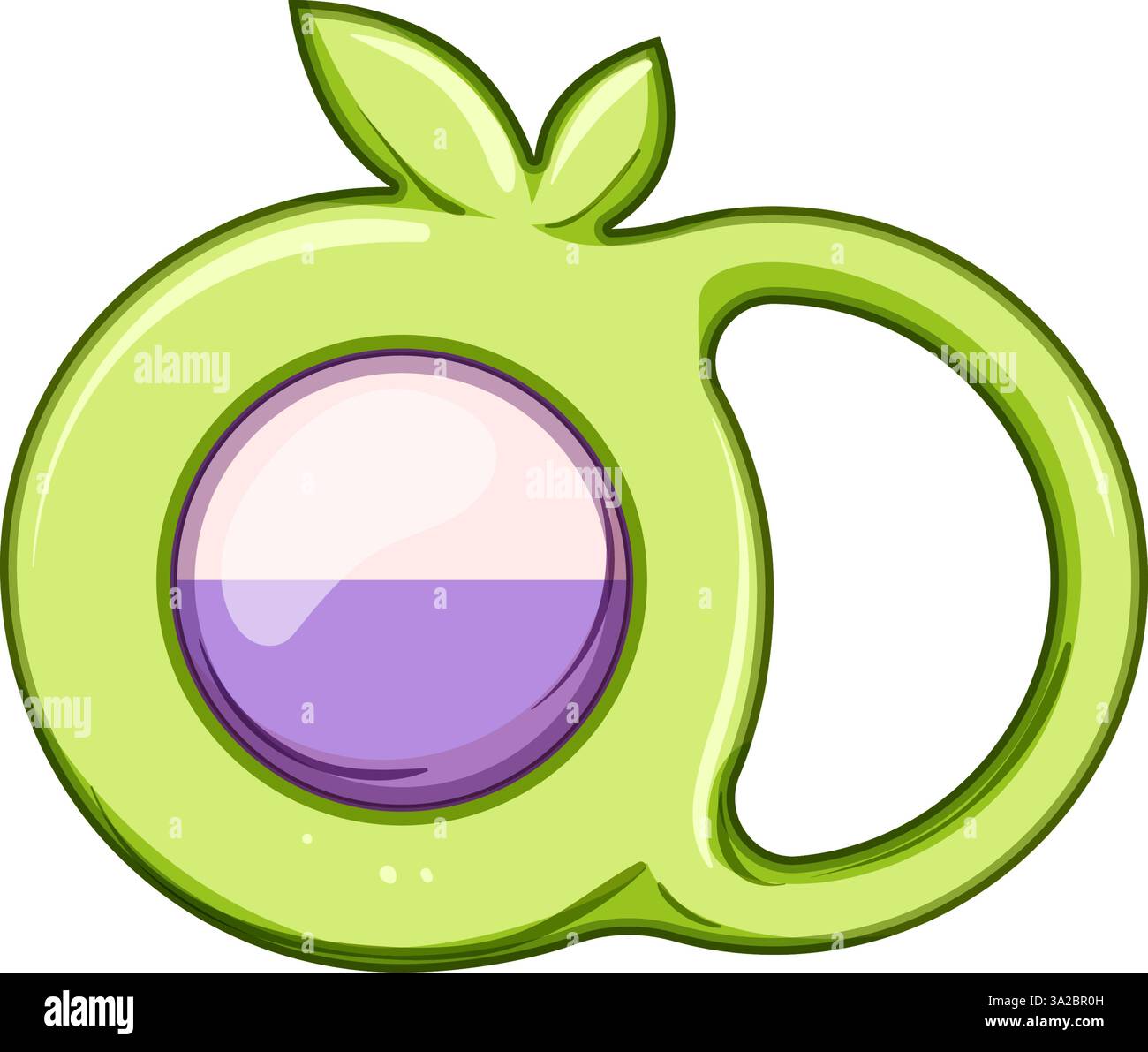 infant baby rattle cartoon vector illustration Stock Vector Image & Art ...