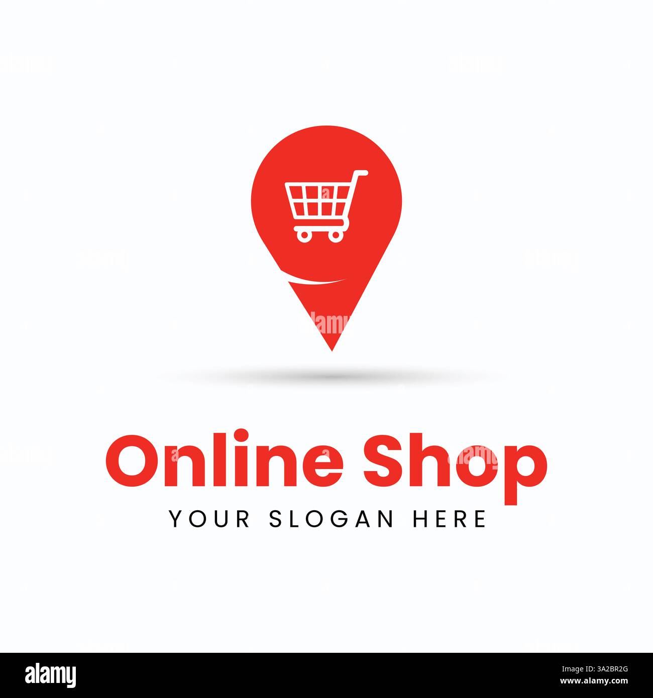 Company logo design commerce Cut Out Stock Images & Pictures - Alamy