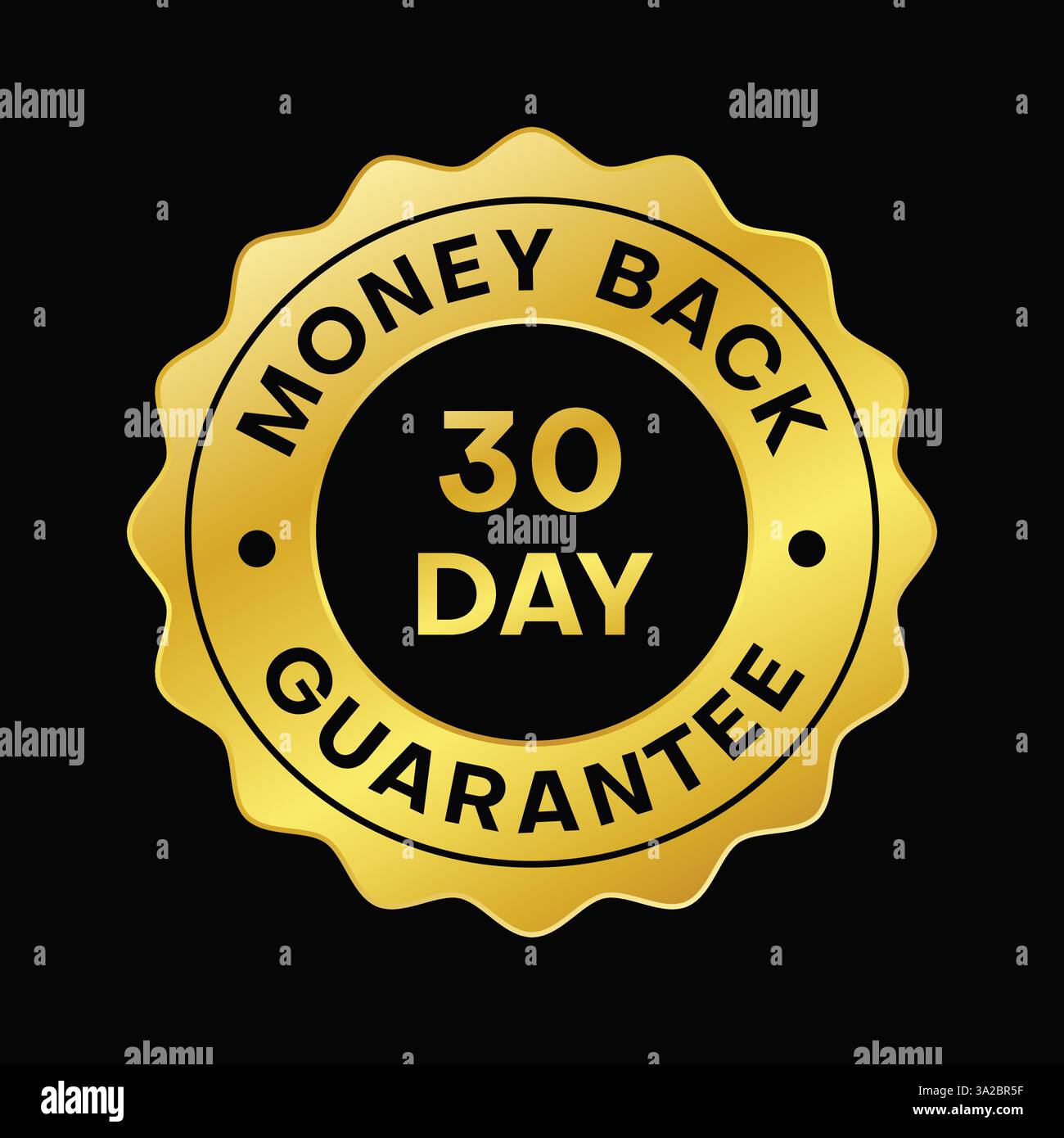 Our Money-Back Guarantee Stock Vector Image & Art - Alamy
