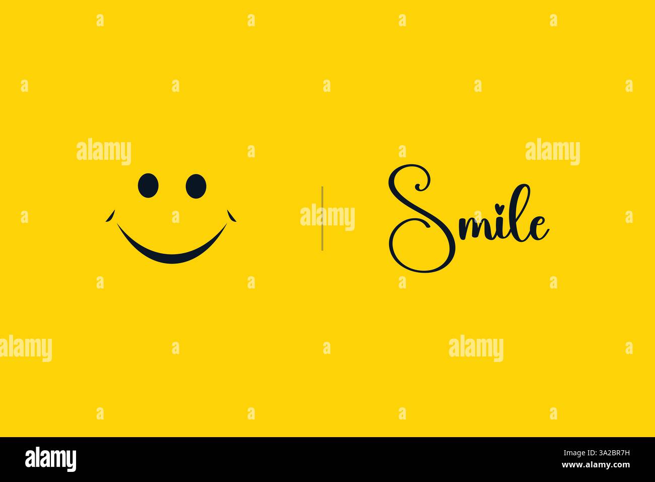 vector smile day greeting and happiness background Stock Vector Image ...