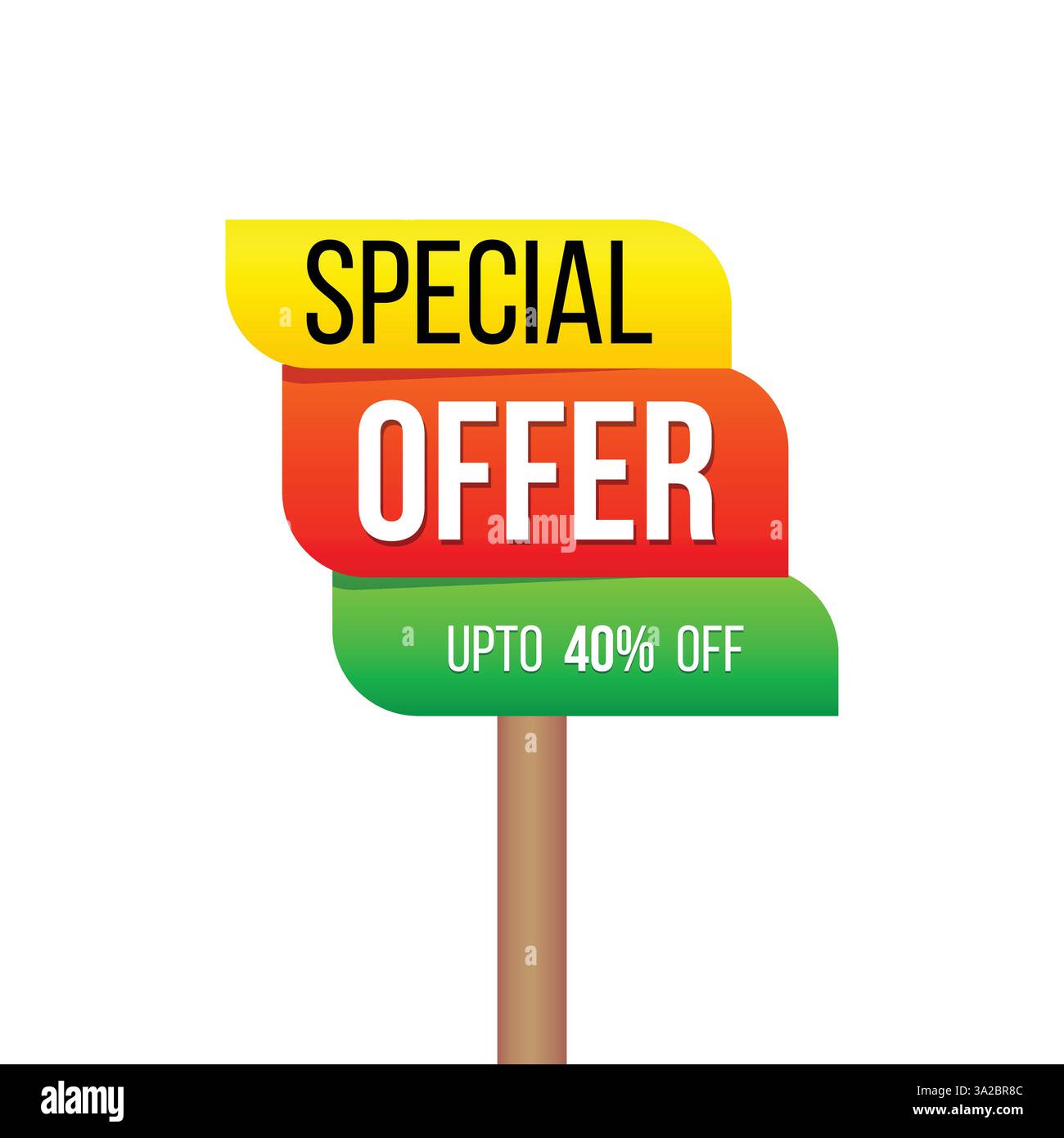 vector special offer creative sale banner design Stock Vector Image ...